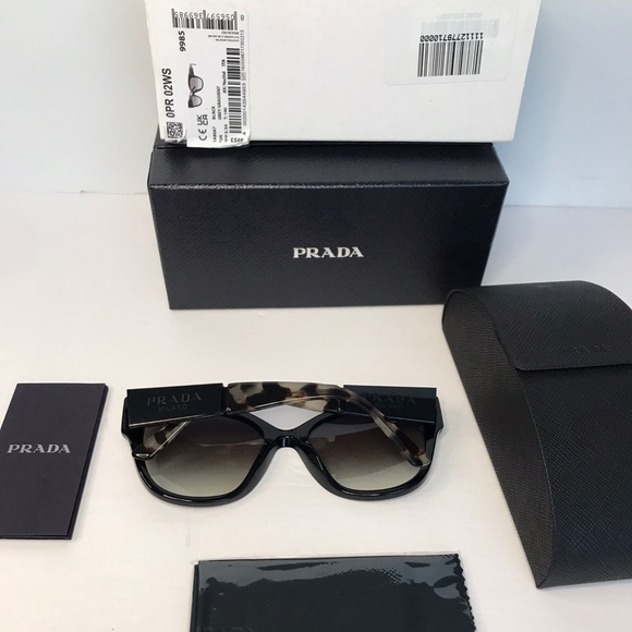 Prada | Accessories | Authentic New Prada Sunglasses Model Pr2ws Black ...